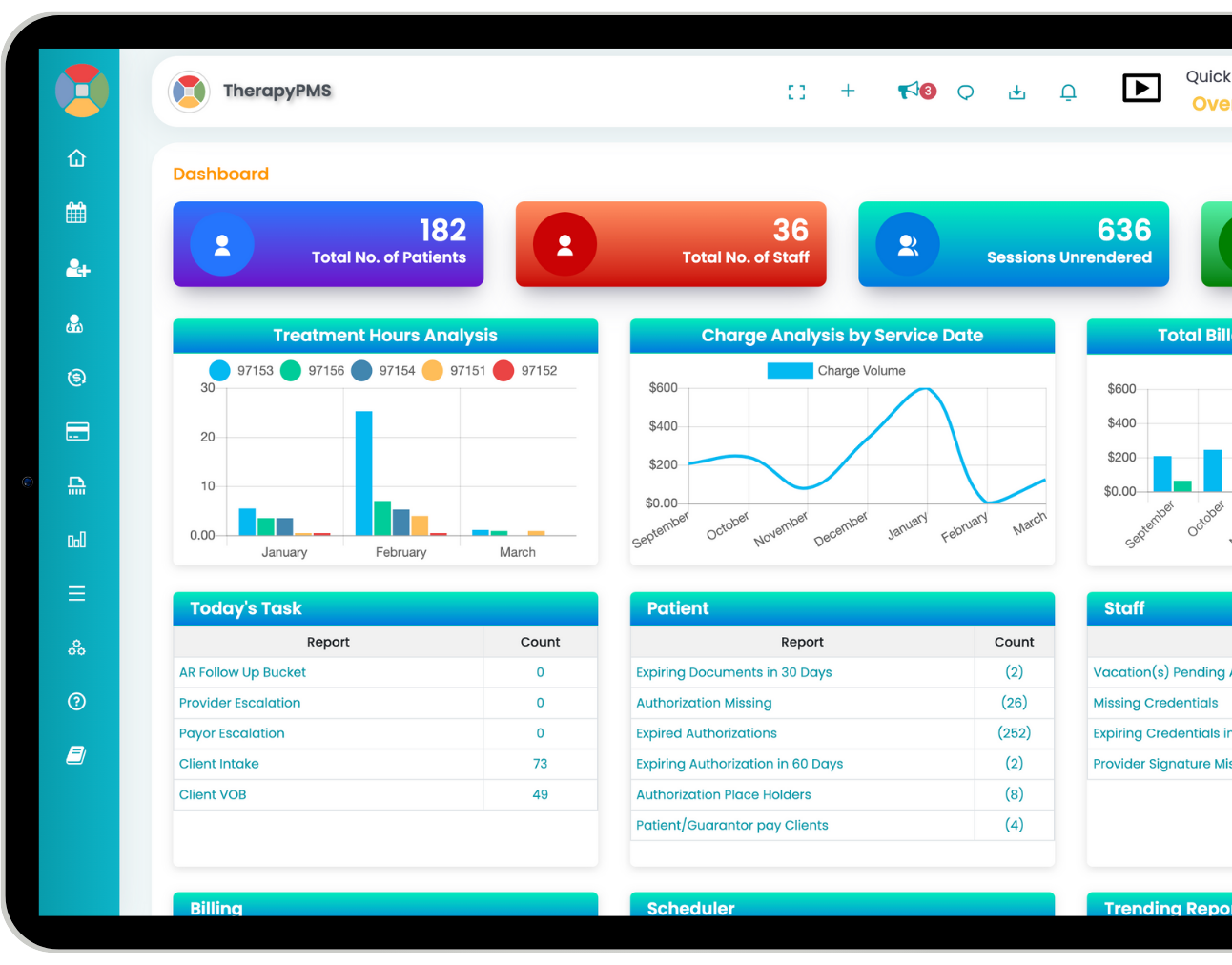 Therapy Practice Management Software for therapists & Clinics